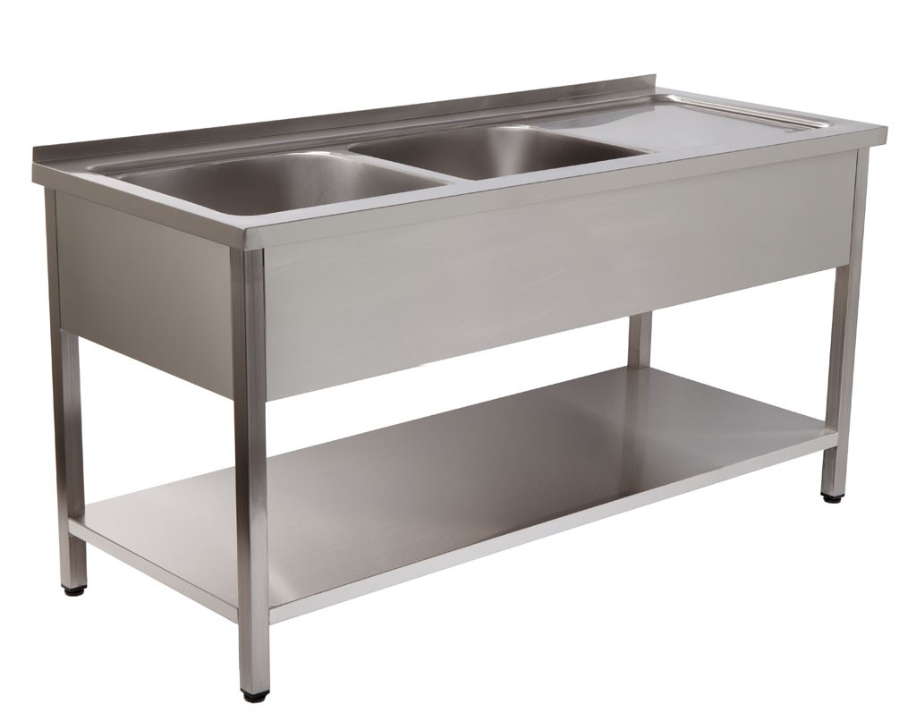Bancada inox por medida Climainox Bancada inox de trabalho Mobiliário Inox Preparação