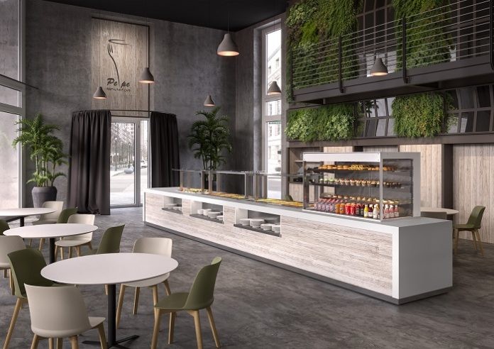 Mesa Buffet placa fria Infrico | Eduardo Verde