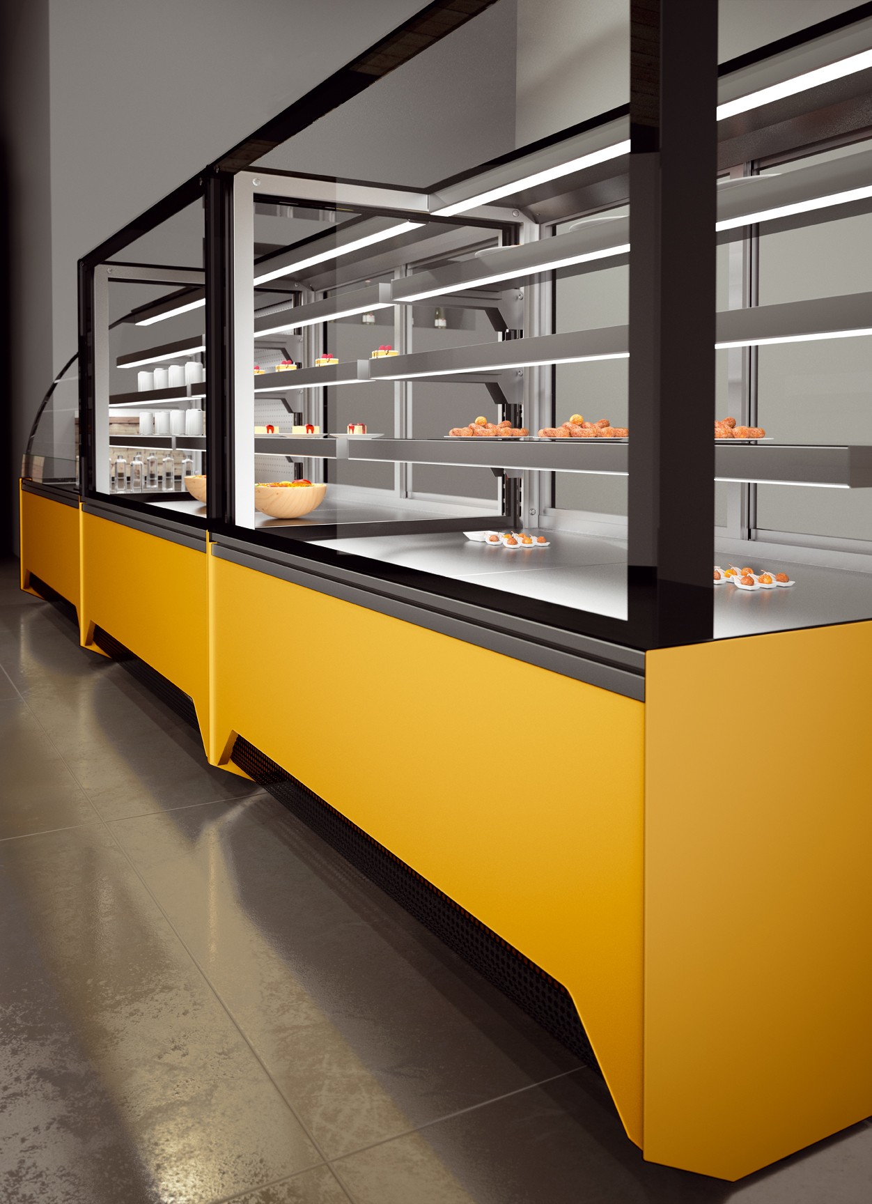 Vitrina frigorifica Jordão modelo Vista - Pastelaria/Padaria - Vitrinas ...